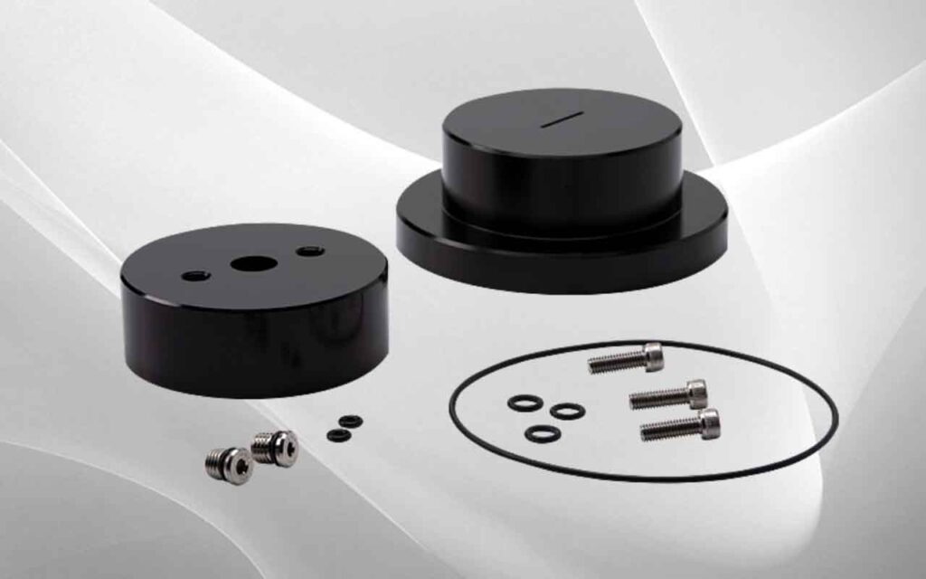Triaxial Cap and Base Set, Anodized Aluminum - Avantech Engineering ...