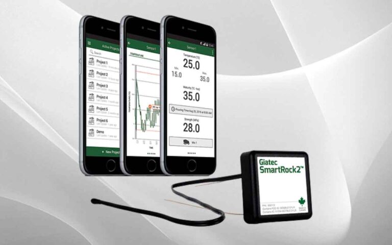 Smart Rock 2, Wireless Maturity & Concrete Temperature Sensor